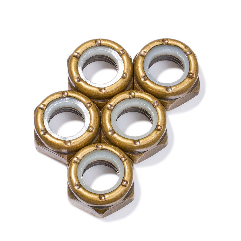 STEAMPUNK Custom Axle Nuts Hardware (5) Skateboard / Long Board / Penn ...